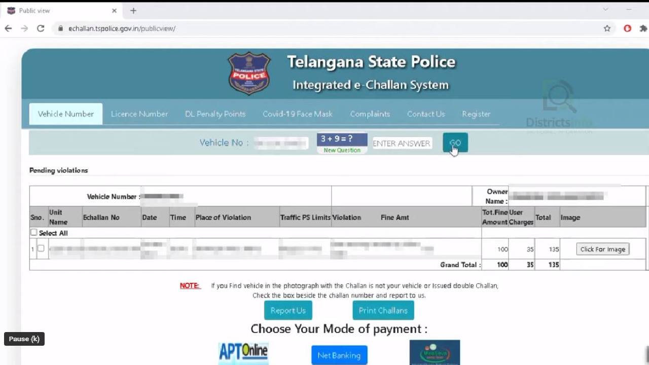 Traffic Challan Payment: పెండింగ్‌ ట్రాఫిక్ చలాన్లను ఇలా సులభంగా ...