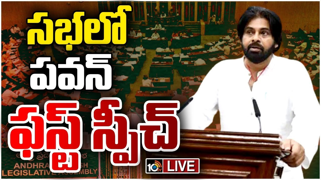 ఆంధ్రప్రదేశ్ శాసనసభలో పవన్‌ కల్యాణ్ ఫస్ట్‌ స్పీచ్‌.. ఏం మాట్లాడారంటే..? | Deputy cm pawan kalyan ...
