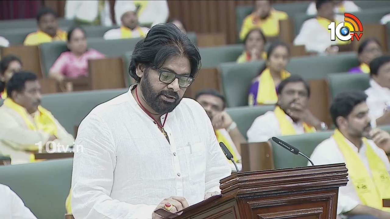 పవన్ కల్యాణ్ ప్రమాణ స్వీకారం చేసేముందు లోకేశ్, టీడీపీ సభ్యుల ఉత్సాహం చూశారా.. వీడియో వైరల్ | Ap ...